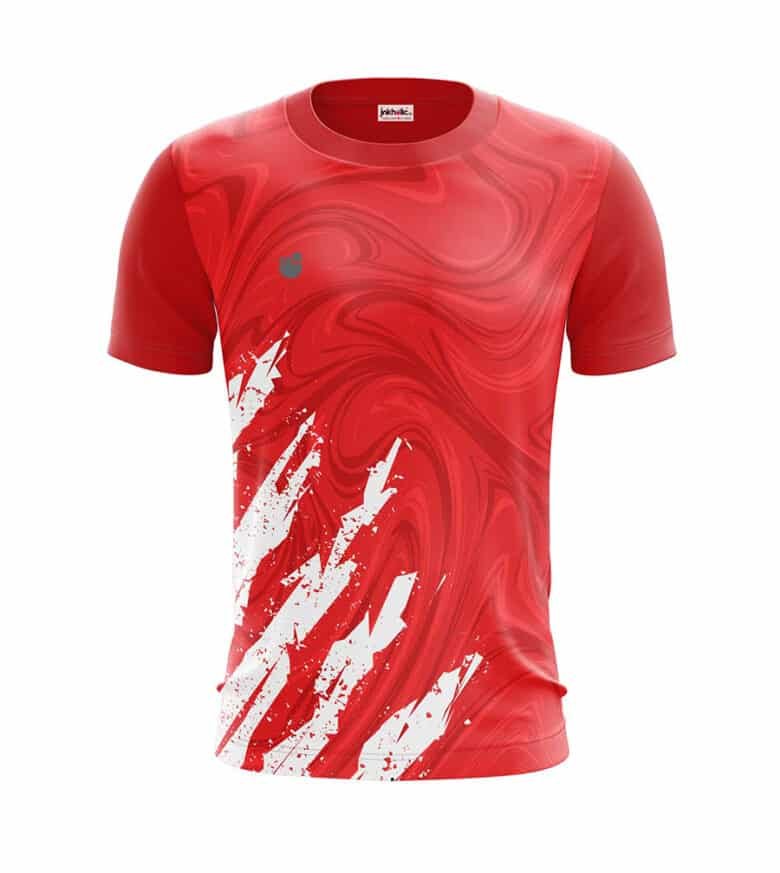 Round Neck Sports Jersey T-shirt INK1900 - Inkholic