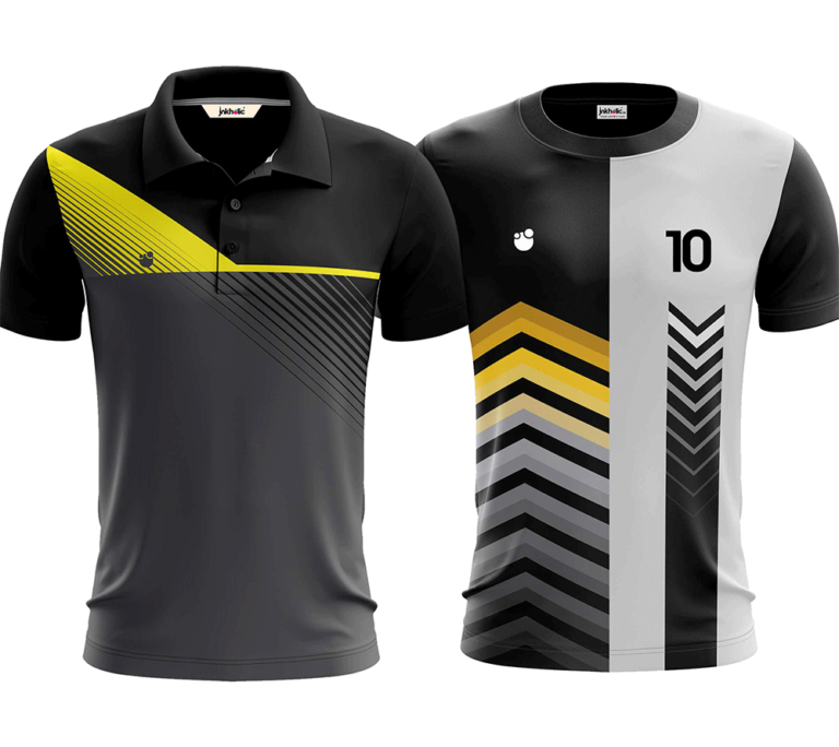Inkholic Round and Collar Neck Sports Jersey Combo (Pack of 2 ...