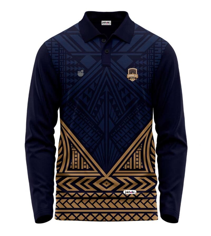 Customized Collar Cricket Full Sleeves Jersey INF5000 - Inkholic ...